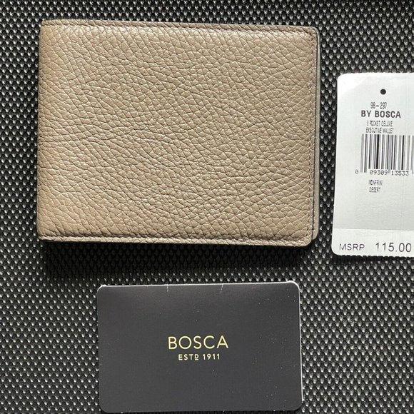 Bosca | Accessories | Bosca 8 Pocket Deluxe Executive Wallet Desert ...